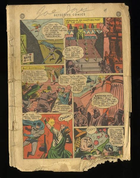 Detective Comics 1937 103 Coverless Batman Robin Boy Commandos