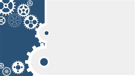 Abstract Gear Background With Gear Wheels Space For Gear Text Vector