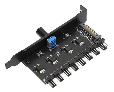 Chassi Fan Hub Pc Controlador De Velocidade De Resfriamento Frete Grátis