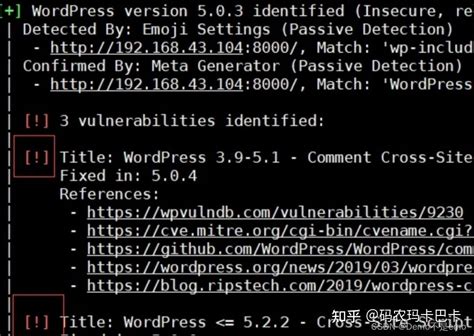 网络安全神器之wpscan漏洞扫描工具 知乎