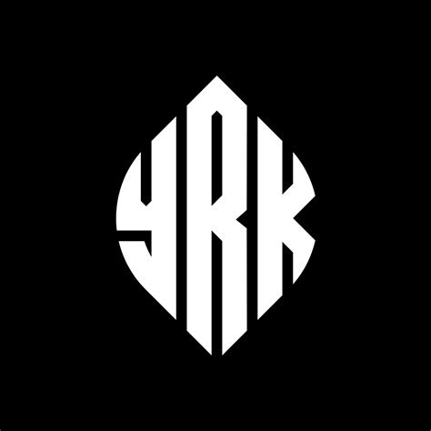 Yrk Circle Letter Logo Design With Circle And Ellipse Shape Yrk Ellipse Letters With