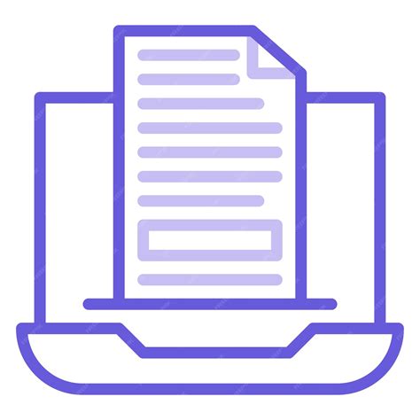 Premium Vector Computer File Vector Illustration