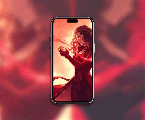 Wanda Maximoff Vs Scarlet Witch Power Tap To Switch Wallpapers