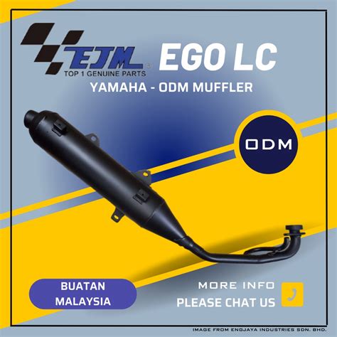 100 Ejm Yamaha Ego Lc Std Exhaust Pipe Comp Assy Egolc Ego Lc Ex Pipe Ekzos Standard Exzos