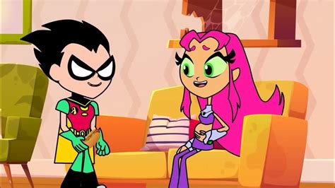 Titans Go Animation Robin And Starfire The Love Story Pregnant Youtube