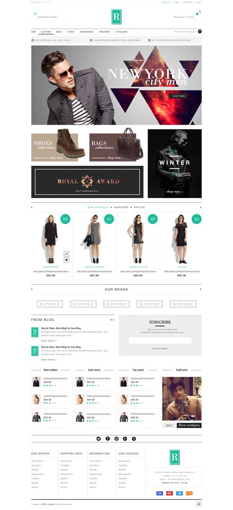 Royal E Commerce Psd Template By Famithemes Themeforest