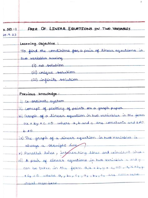 Grade 10 Maths Record Note Sample Pdf