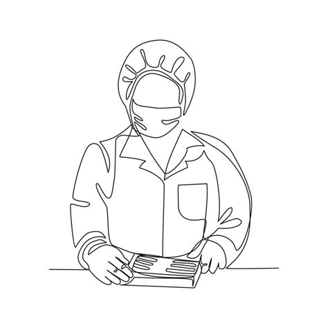 Vector Illustration Doctoral Hand Drawn In Line Art Style 15517932