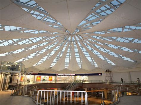 Custom Membrane Roofing Structures Pvc Ptfe Etfe Roof Membrane Construction Cover