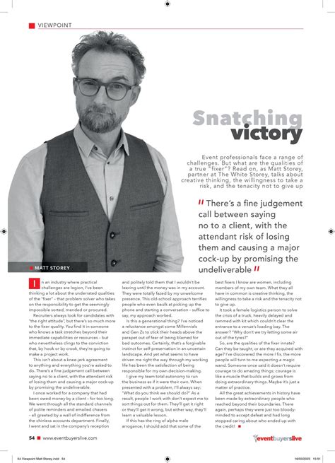 Matthew Storey Posted On Linkedin