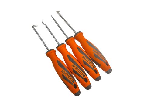 Matco 4 Piece Mini Hook And Pick Set Orange Hp4oc Shop Tool Swapper