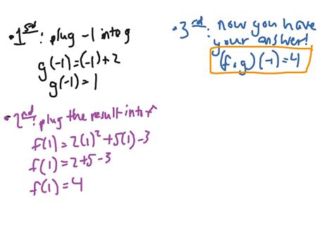 77 Composition Of Functions Math Algebra 2 Showme