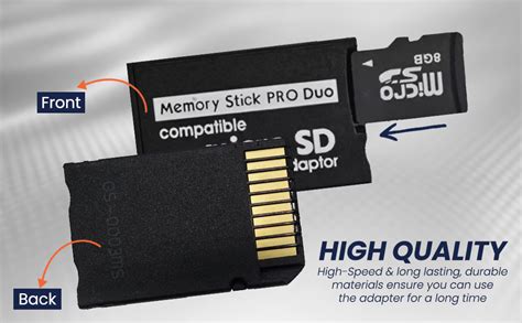Gamer Gear Micro Sd Sdhc To Pro Duo Memory Stick Adapter