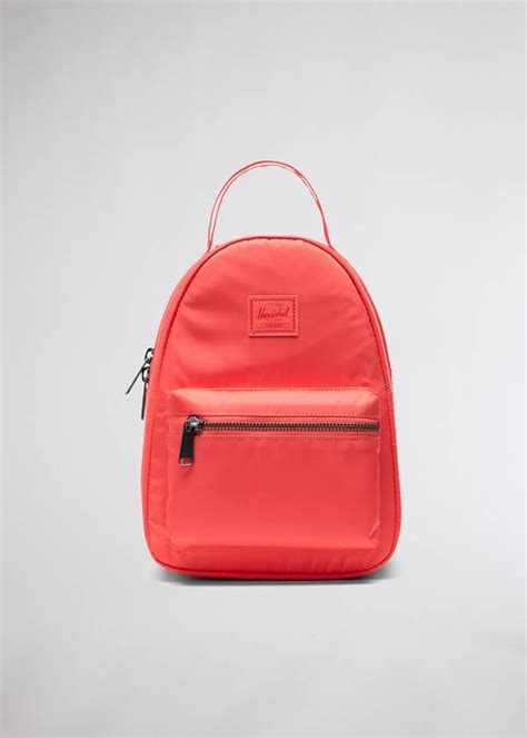 Herschel Nova Mini In Satin Hotcoral