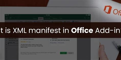 What Is Xml Manifest In Office Add In Rdevto