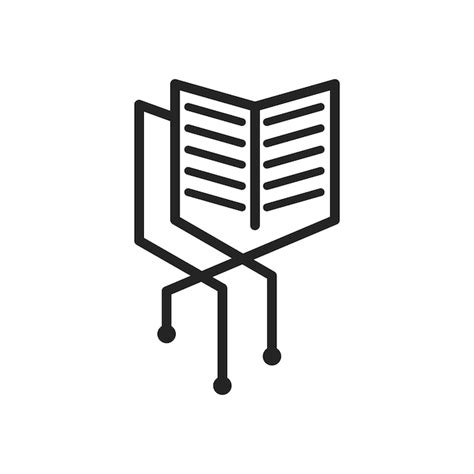 Premium Vector Knowledge Logo Template Isolated Brand Identity Icon Abstract Vector Graphic