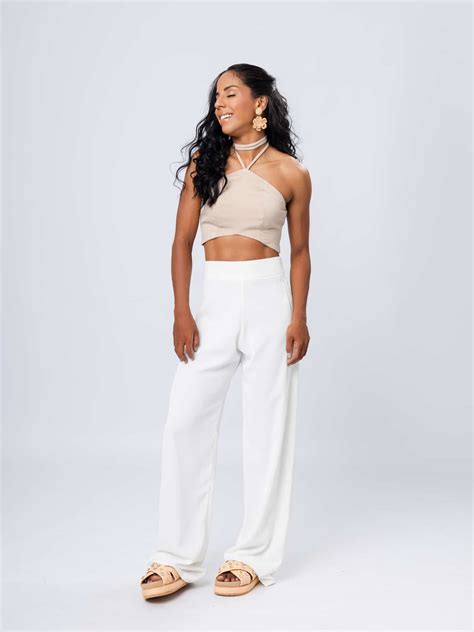 Calça Tainá Off White Aerree