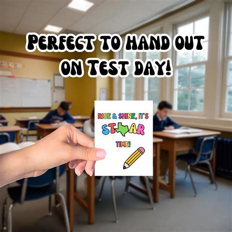 Staar Testing Encouragement Notes Staar Testing Printable Snack Tags