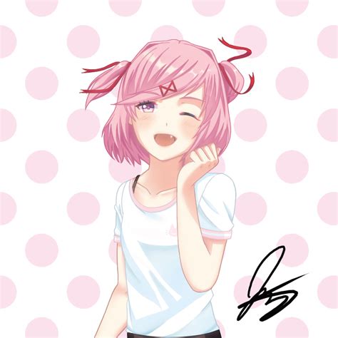 Natsuki Ddlc By Skydoesblue On Deviantart