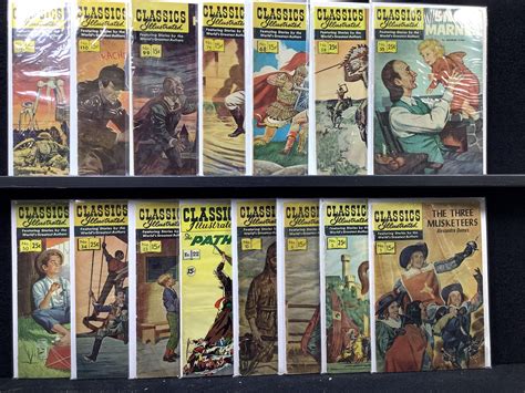 Lot 15 Classic Illustrated Comic Books