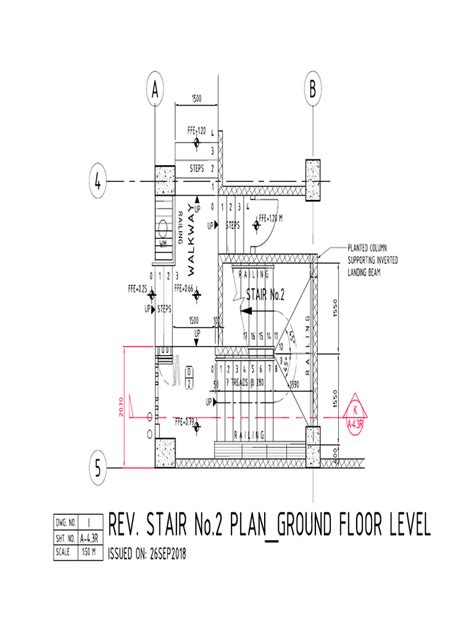 Stair No2revised Enlarged Plan At Ground Floor Levelia 43r