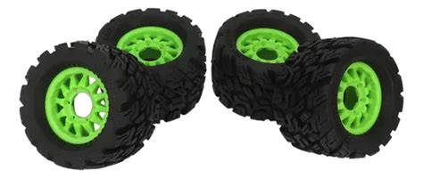 Rodas E Pneus Rc 4 Peças De Textura Irregular Forte Aderên Frete Grátis