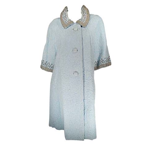 Alice Jane Dows Jacquard Diamante Coat At 1stdibs