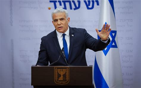 Lapid Netanyahu Far Right Allies Leading To End Of Israel As We Knew