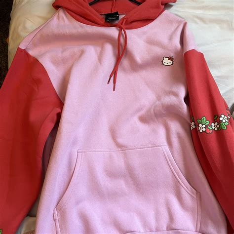 Hello Kitty Dumbgood Hoodie Size L Unisex Never Depop