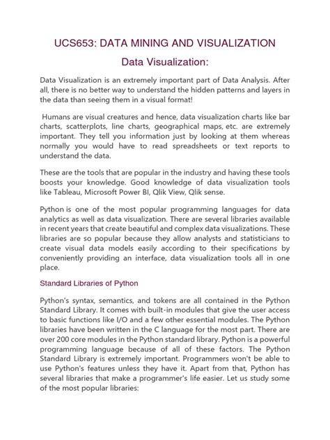 Data Visualization Pdf Histogram Quartile