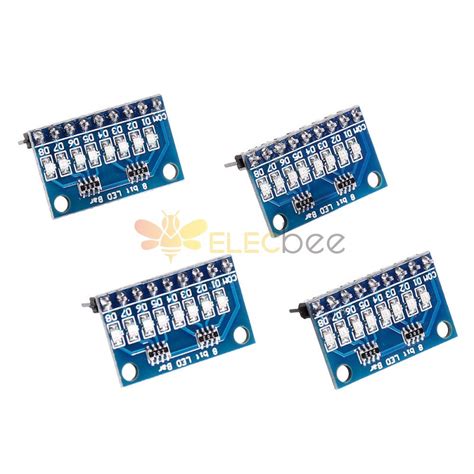 Elecbee 33v 5v 8 Bit Bluered Common Anodecathode Led Indicator