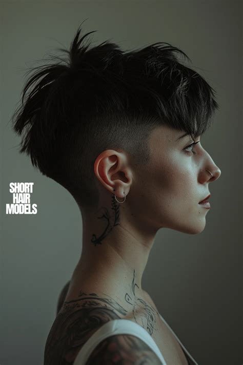 20 Cute Short Non Binary Haircuts In 2024 Short Hair Models