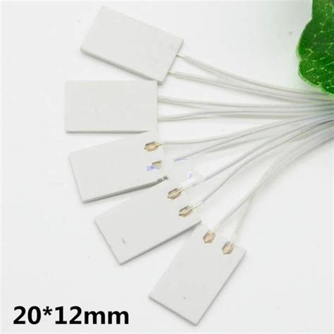 2 Pcs High Temperature Ceramic Heating Sheet Mch Alumina Ceramic Heating Sheet Ceramic Plate 20