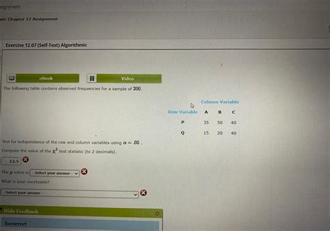 Solved Signment Ent Chapter 12 Assignment Exercise 1207