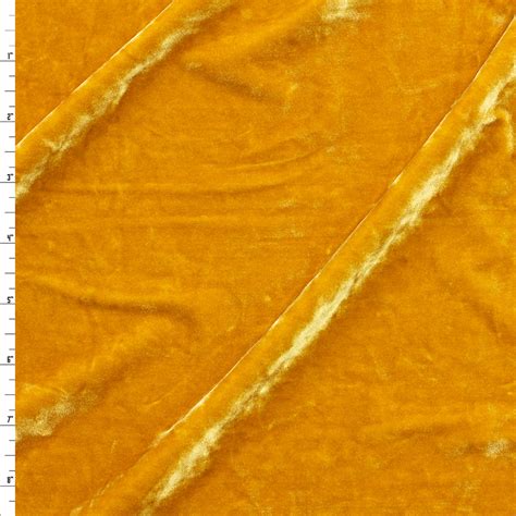 Cali Fabrics Gold Luxe Stretch Velvet 26095 Fabric By The Yard