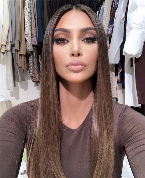Kim Kardashian New Hair Color August 2019 Kardashian Hair Straight