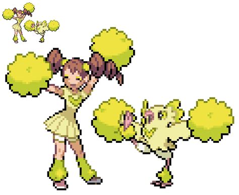 Pokemon Abominations Pom Pom Style Oricorio Gijinka Oricorio Sprite