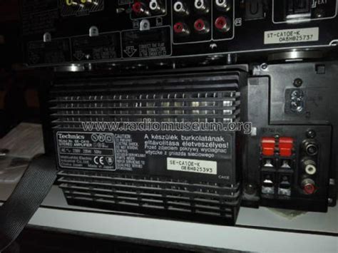 Ca10 System Component Stereo Amplifier E Ampl Mixer Technics Brand