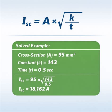 Conductor Short Circuit Calculator Iec Free Tool
