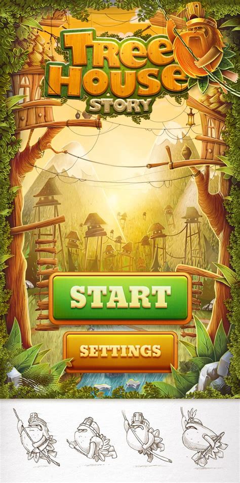 Treehousestory Attach Game Logo Game Ui Game Ui Design Treehousestory Attach Game Logo Game Ui Game Ui Design