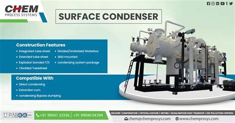Surface Condenser Chem Process System