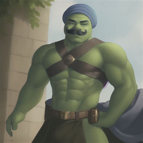 Rule 34 Ai Generated Green Skin Male Ribcacaribi Shrek Shrek Series