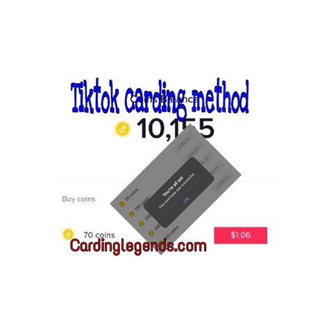 New Tiktok Carding Method 2025 Verified Carding Legends
