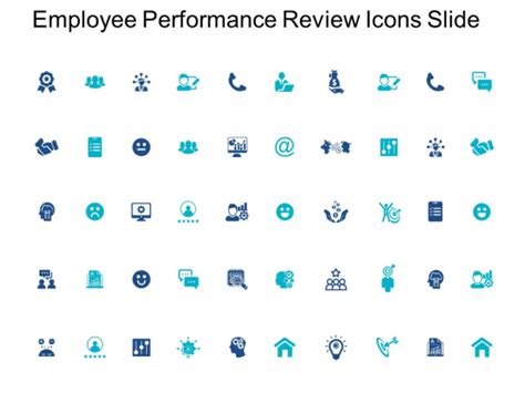 Employee Performance Review Icons Slide Pillars Ppt PowerPoint Presentation Layouts Show