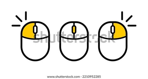 Mouse Click Scroll Function Indicator Vector Stock Vector Royalty Free 2210952285 Shutterstock