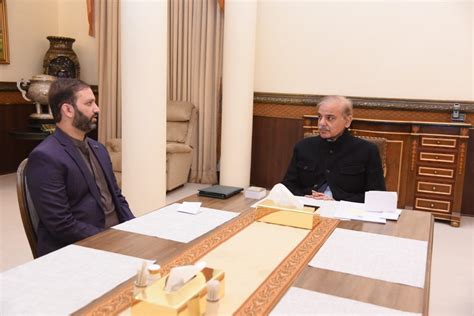 Senator Dr Afnan Ullah Khan Calls On Pm