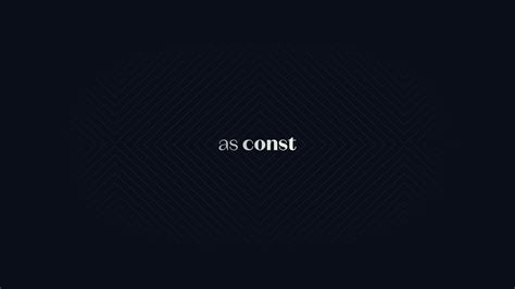 Const Type Parameters Bring As Const To Functions Total Typescript