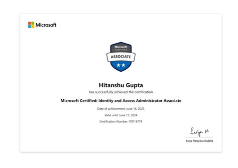 Hitanshu Gupta On Linkedin Azurecloud Sc300 Iamanalyst