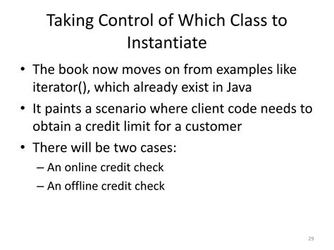 Ppt Understanding The Factory Method Design Pattern In Java