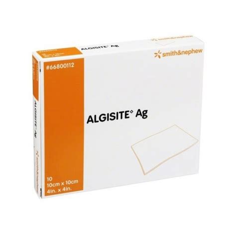 Algisite Ag 5 X 5 Cm X 1 Pansament Cu Alginat De Calciu Si Argint